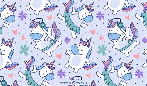 Unicorn Pattern Background
