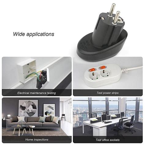 Rcd Electric Socket Tester Automatic Neutral Live Earth Wire Testing