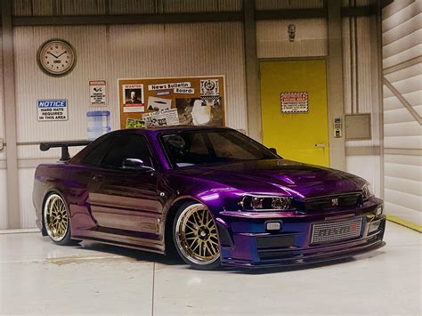 Tamiya Tt R With GT R R Body Full Interior And D Printed Inner Fenders And Exhaust