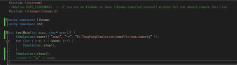 Libsumo Use Error Issue Eclipse Sumo Sumo GitHub