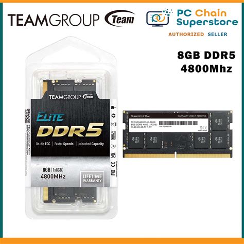 Team Group Elite 8gb 16gb Ddr5 4800mhz Cl40 Non Ecc Ram Memory Sodimm