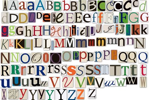 Magazine Letters Clipart Clip Art Newspaper Magazine Alphabet Font