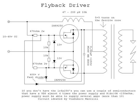 Diy Zvs Flyback Driver High Voltage Generator The Eecs Blog