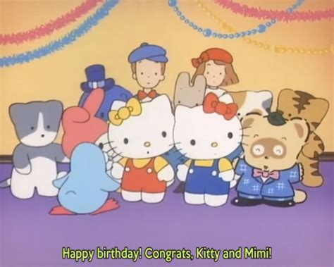 Hello Kitty And Mimis Birthday Hello Kitty Cartoon Tv Kitty