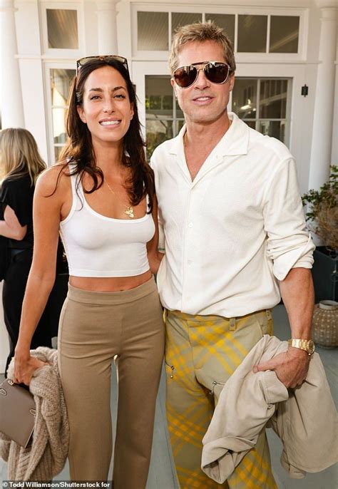 Brad Pitt And Ines De Ramon Cozy Up To Each Other At Rock4eb Benefit In