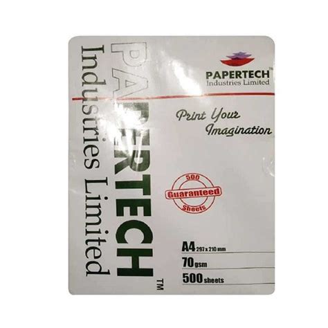 Paper Tech A4 Size Paper 70 Gsm 1 Rim