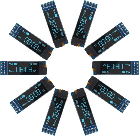 4pcs I2c Display Module 091 Inch I2c Oled Display Module I2c Oled