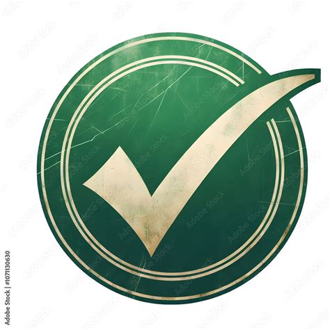 The Image Shows A 3d Green Check Mark Icon Symbolizing Approval Or Confirmation It Features A