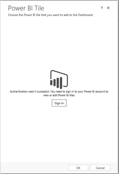 Embed Power Bi Tile In Mscrm Cant Authenticate Microsoft Fabric Community