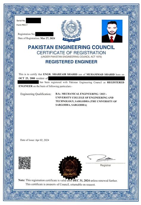 Engr Shahzaib Shahid On Linkedin Pec Milestone Pecnumberget Lifelonglearner