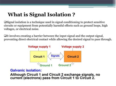 Signal Isolation Technique Pptx