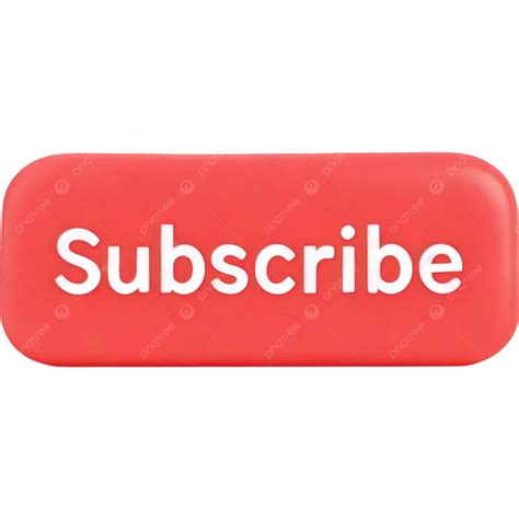 Red Subscribe Button Subscribe Button Subscribe Button Png