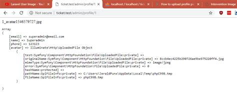 Image Laravel Cannot Set And Get The Filename Of Uploaded File Stack Overflow