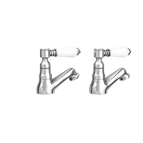 Nes Home Imperior Traditional Bathroom Hot And Cold Twin Basin Taps