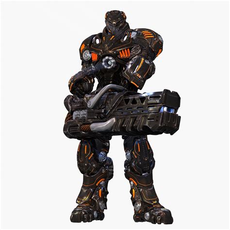 Sci Fi Power Armor 3d Max