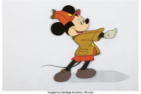 Original Production Cel Featuring Mickey Mouse From The Pointer