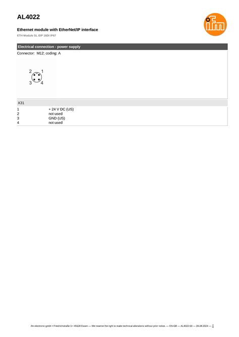 Ethernet Module With Ethernetip Interface Ethernet Module With Ethernetip Interface