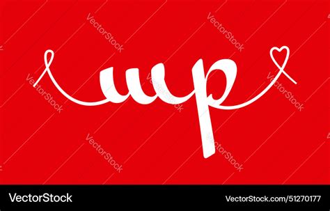 Mp Initial Wedding Monogram Calligraphy Hand Vector Image