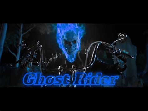 Ghost Rider Blue Flames Spirit Of Vengeance
