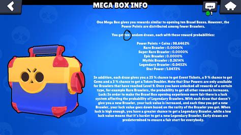 This Is On The Info Of Mega Boxes R Brawlstars
