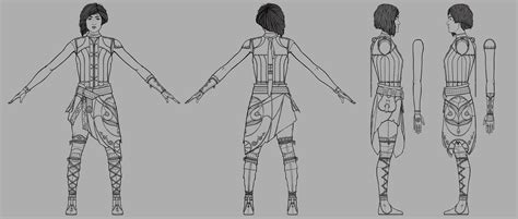 Game Character Model Sheet