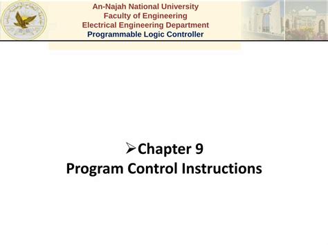 Pdf Chapter 9 Program Control Instructions An Najah Moodlenajah