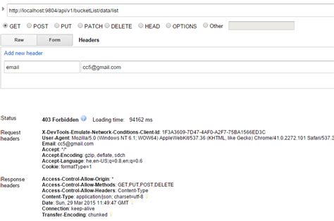 node js advanced rest client chrome extension get request with