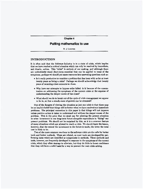 Putting Mathematics To Use Iet Conference Publication Ieee Xplore