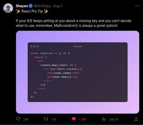 React Basics Lists Rendering Key Varun Kumawat