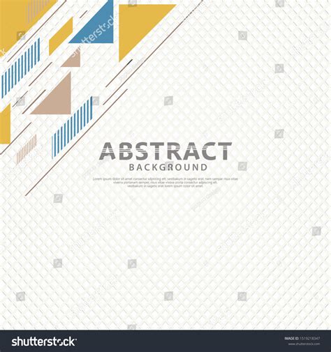 Futuristic Dynamic Colorful Triangle Lines Composition Stock Vector Royalty Free 1519218347