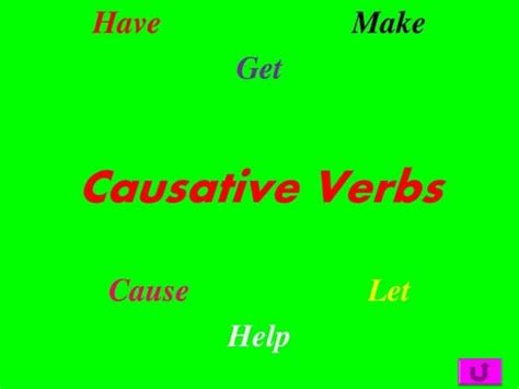 Causative From In English With Examples Ppt