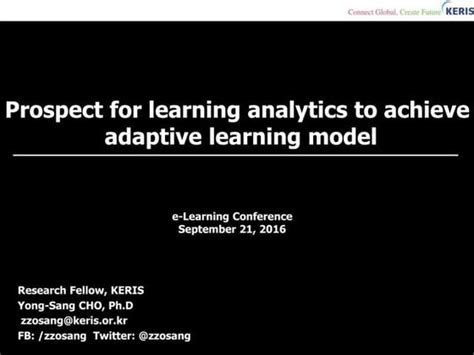 learning analytics for adaptive learning and standardization ppt