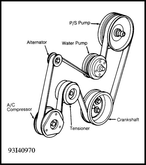Visual Guide 2012 Chrysler 200 36 Serpentine Belt Diagram