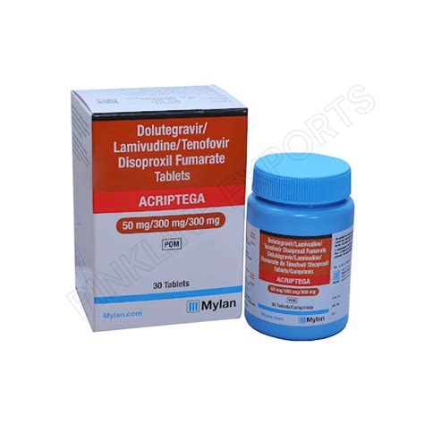 Acriptega Tablets Powerful Hiv 1 Treatment Solution