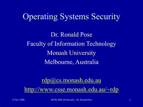 ppt operating systems security powerpoint presentation free download