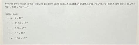 Solved Provide The Answer To The Following Problem Using Chegg