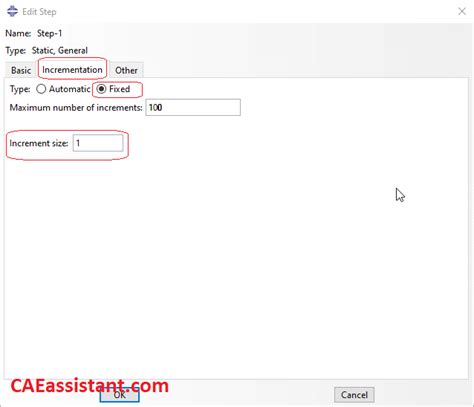 does the step time in abaqus corresponds to a linear increment in pressure if the step pressure