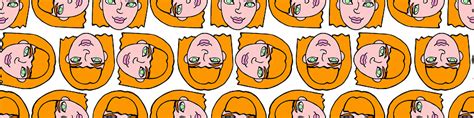벡터 만화 얼굴 소녀 또는 여자와 원활한 패턴입니다 낙서 스타일로 아이들의 머리를 손으로 그렸습니다 유치하고 소녀 같은 재미있는 귀여운 질감의 배경 고등학교 이하에 대한
