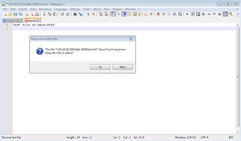Notepad Becomes Unresponsive When It Can Not Find Files Issue Notepad Plus Plus