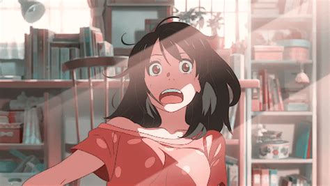 Anime Girl Waking Up 