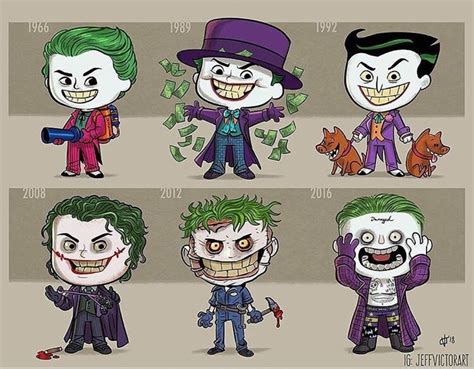 Batman Joker Evolution