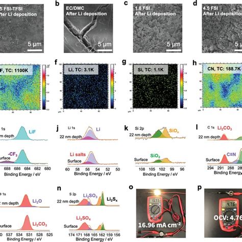 Morphology And Interfacial Chemistry Of The Li Deposition In