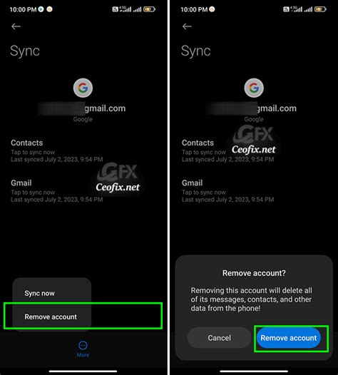 Remove Gmail Account From Your Android Device