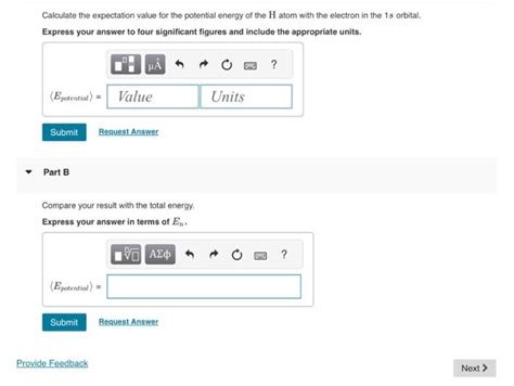 Solved Calculate The Expectation Value For The Potential Chegg