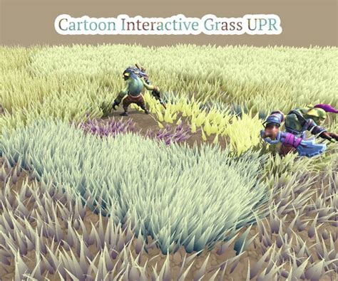 Artstation Unity Shader Cartoon Interactive Grass Urp Game Assets