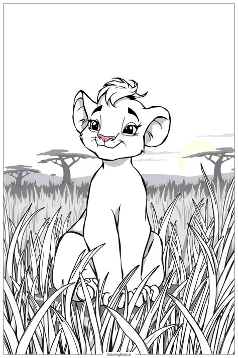 Lion King Coloring Pages Kiara