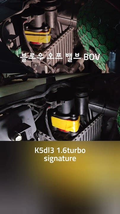 토콘 블로우 오프 밸브 Torcon Bov K5dl3 16터보 시그니처 Turbo Signature Youtube