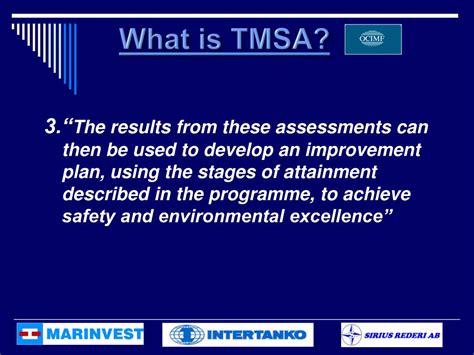 PPT TMSA PowerPoint Presentation Free Download ID