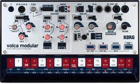 Korg Volca Modular Semi Modular Synthesizer With Sequencer Korg Synthesizer Modular