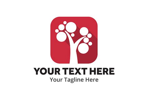 독특한 나무 간단한 로고 창조적 인 디자인으로 플랫 스타일 정체성과 지역 사회를위한 나무 자연 로고 창조적 인 디자인 교육에 대한 스톡 벡터 아트 및 기타 이미지 Istock